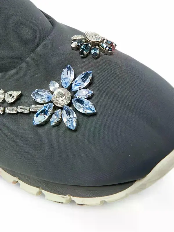 Prada Crystal Embellishment Sneakers