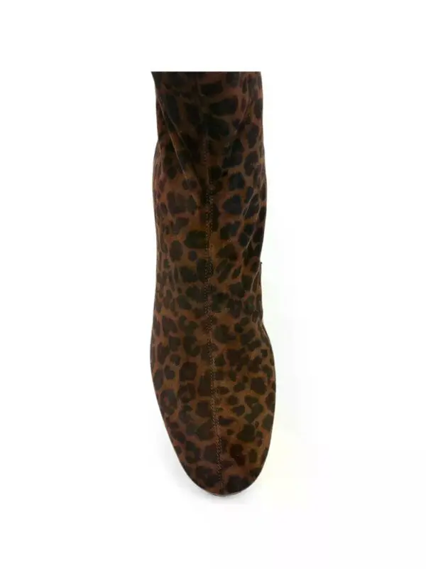 AQUAZZURA Saint Honoré Leopard-print Ankle Boots