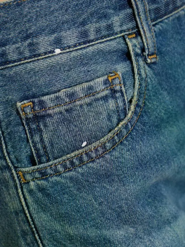 Carhartt Work In Progress Paint-splatter Straight-leg Jeans