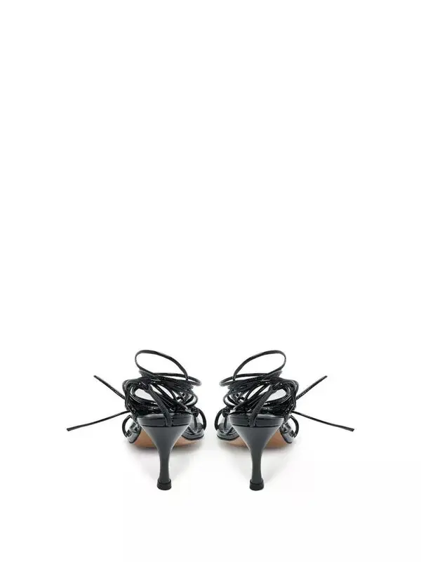 ANDREA WAZEN Gia Ankle-strap Stiletto Sandals