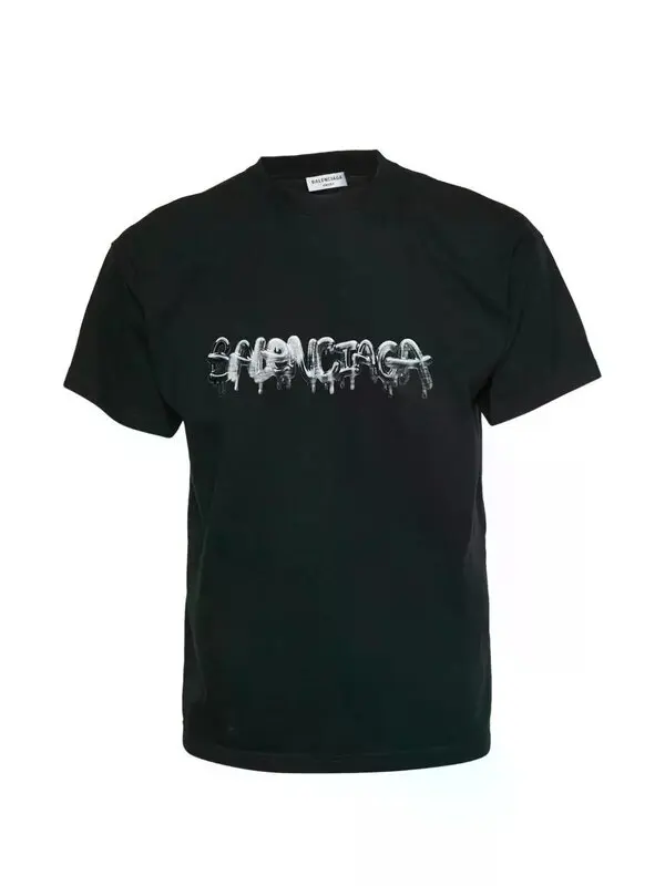 Balenciaga Logo-print Jersey T-shirt