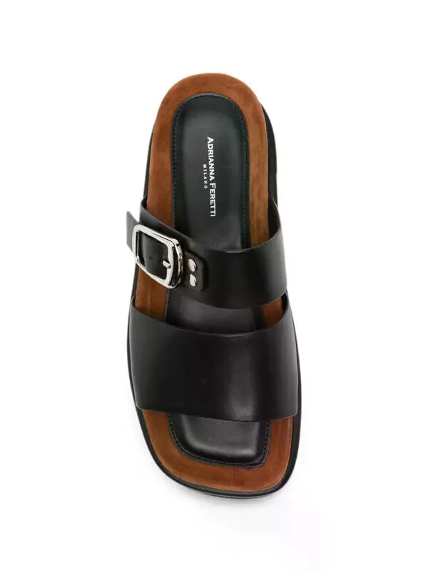 ADRIANNA FERETTI Double-strap Sandals With Buckle Fastening