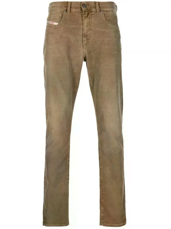 DIESEL® Tapered Bleach-wash Corduroy Jeans