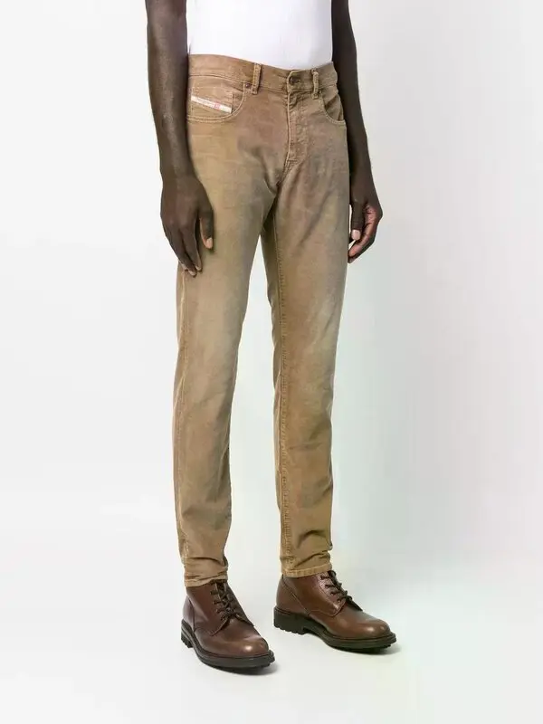 DIESEL® Tapered Bleach-wash Corduroy Jeans