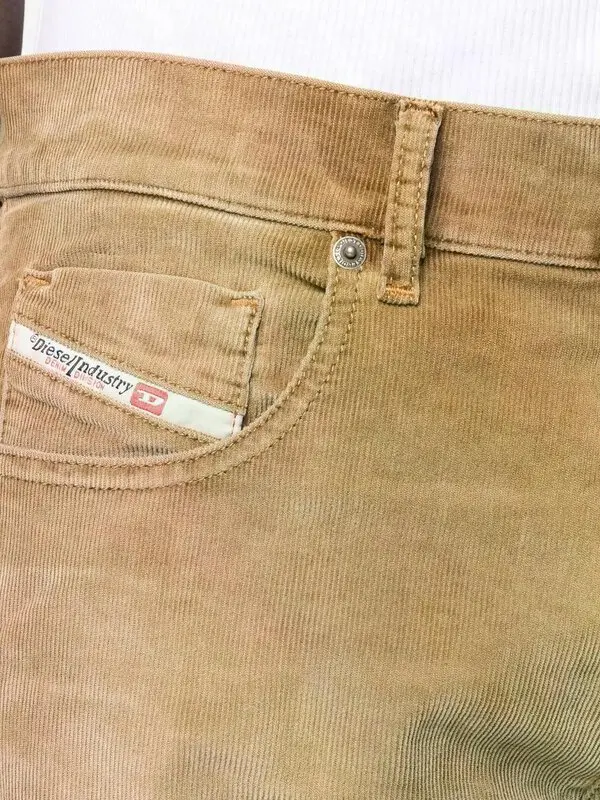 DIESEL® Tapered Bleach-wash Corduroy Jeans