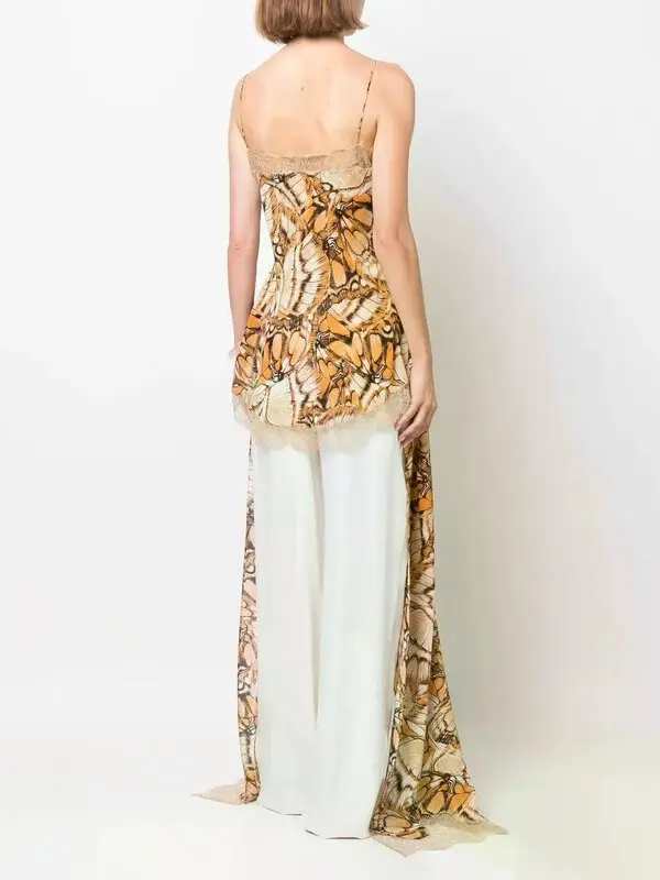 Alberta Ferretti Asymmetric Hem Camisole