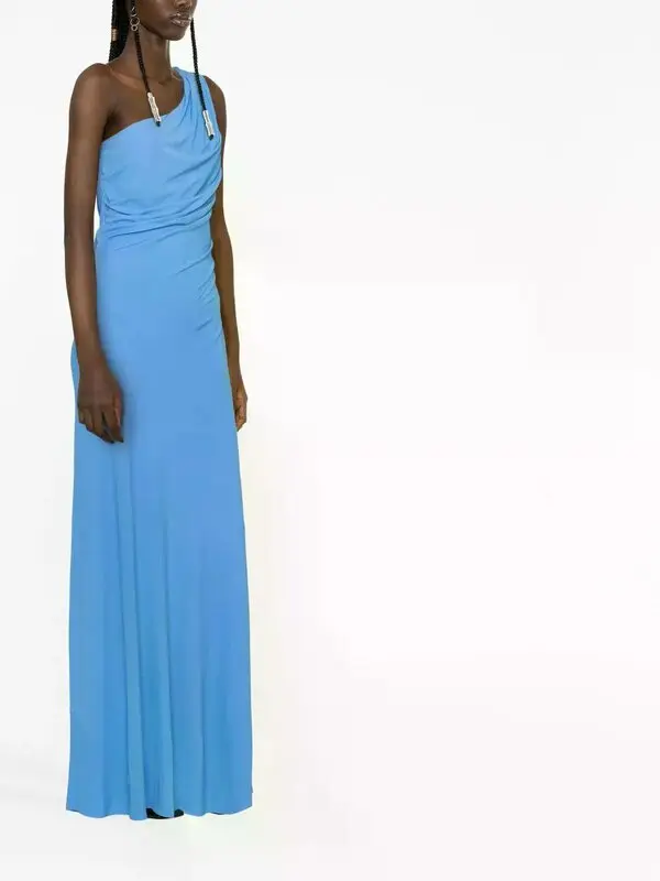 Alberta Ferretti One-shoulder Long Dress