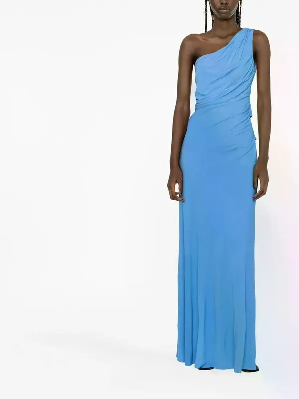 Alberta Ferretti One-shoulder Long Dress