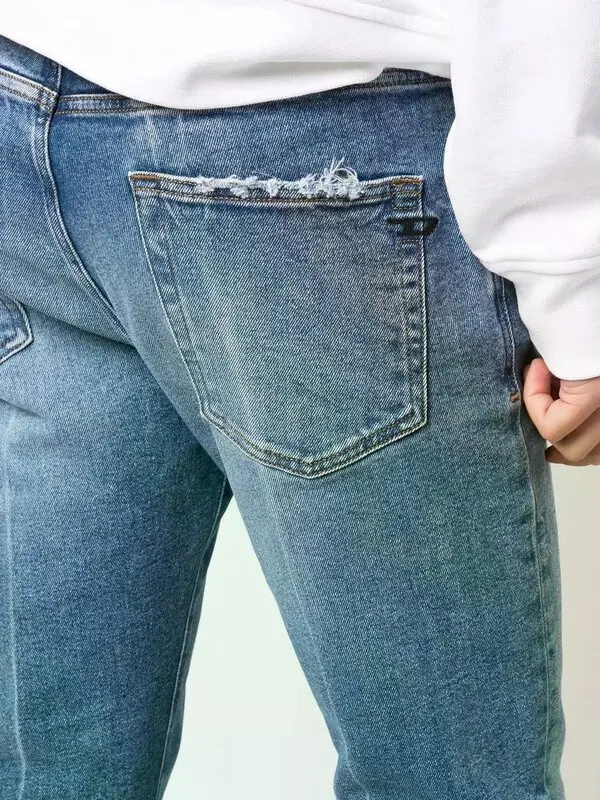 DIESEL® Whiskering Effect Slim-fit Jeans