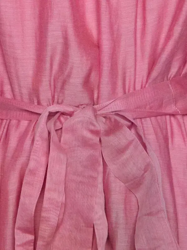 Max Mara Fresia Flared Maxi Dress - Pink