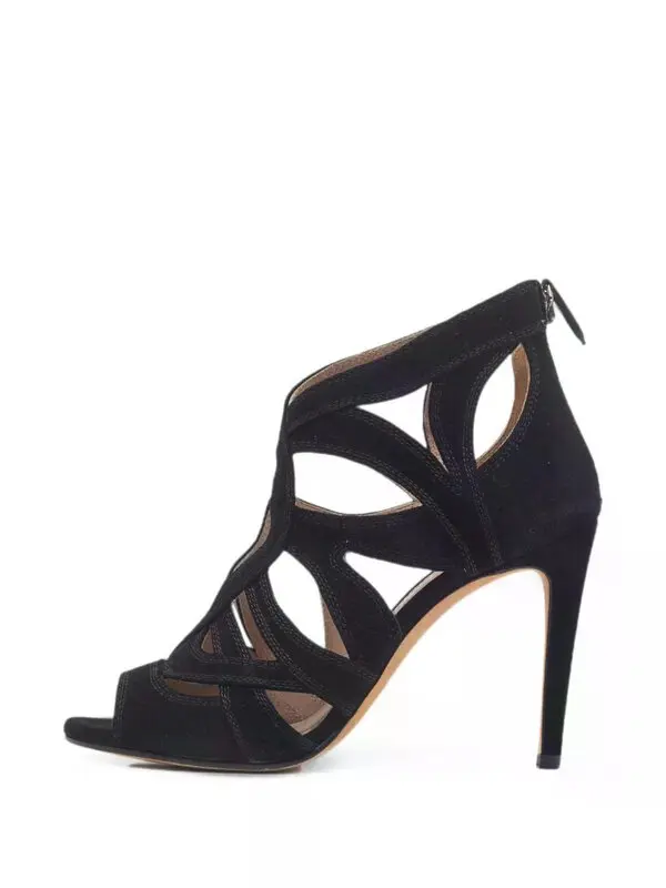 Miu Miu Caged Suede Ankle Boots