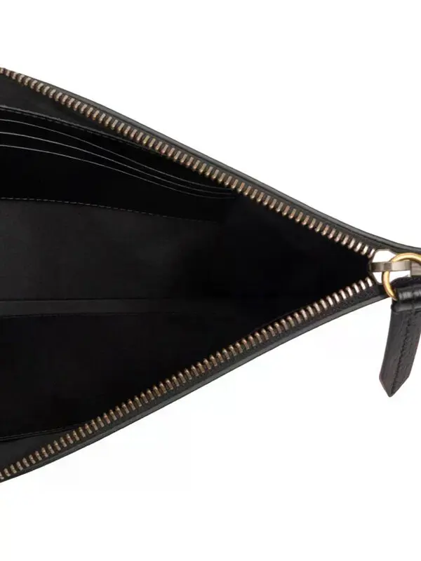 Gucci Calfskin Tropical Print Clutch Bag