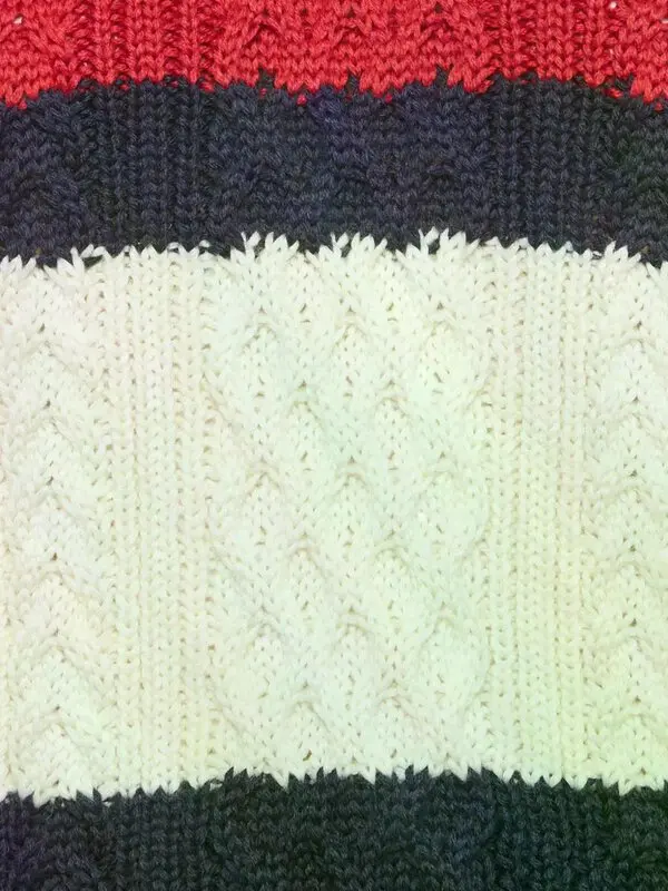Gucci Striped Cable-knit Sweater