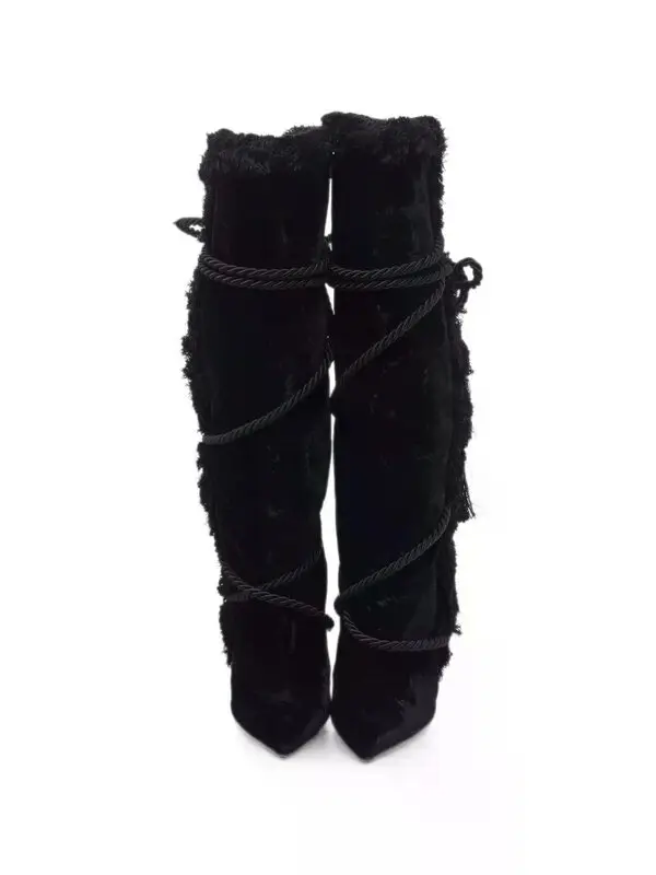 Versace Pillow Talk Fringe-trim Boots