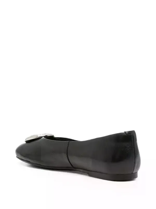 ADRIANNA FERETTI Logo-plaque Ballet Flats