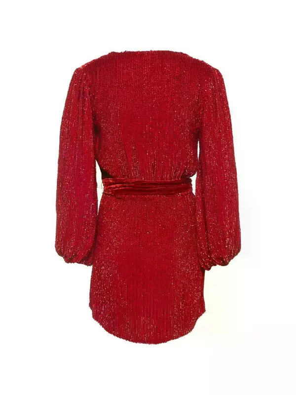 Retrofete Gabrielle Sequin Embellished Mini Dress