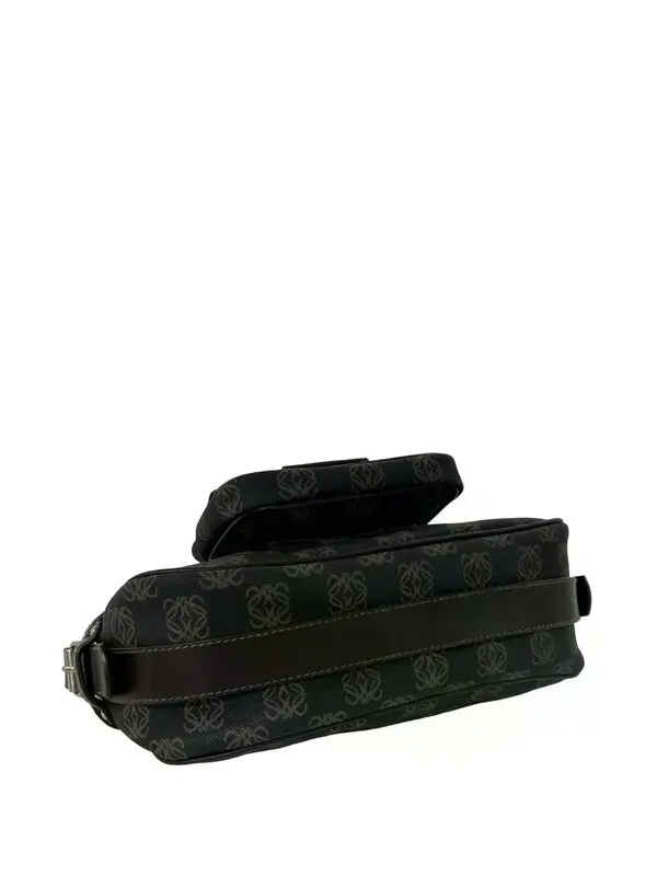 Loewe Anagram Coated Canvas Shoulder Bag - Brown