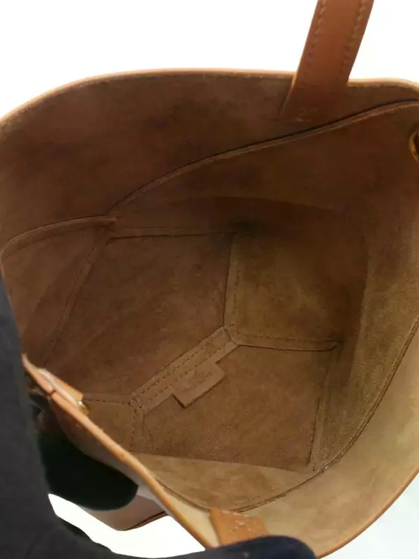 Loewe Leather Tote Bag - Brown