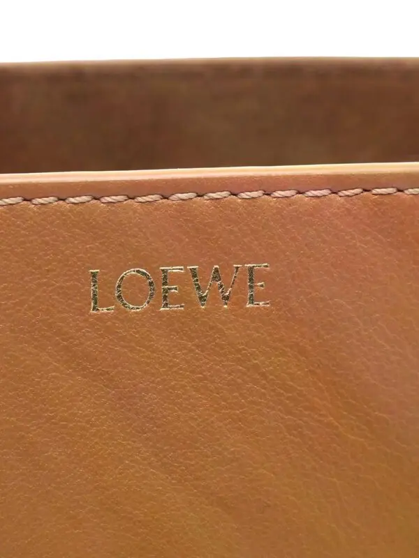 Loewe Leather Tote Bag - Brown