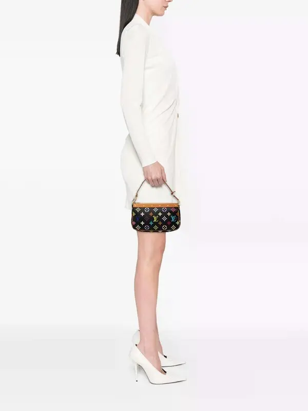 LOUIS VUITTON Monogram Multicolore Pochette Accessoires Shoulder Bag - Black