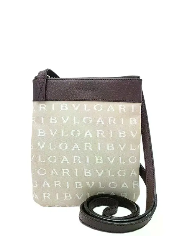 BVLGARI Logomania Canvas Crossbody Bag
