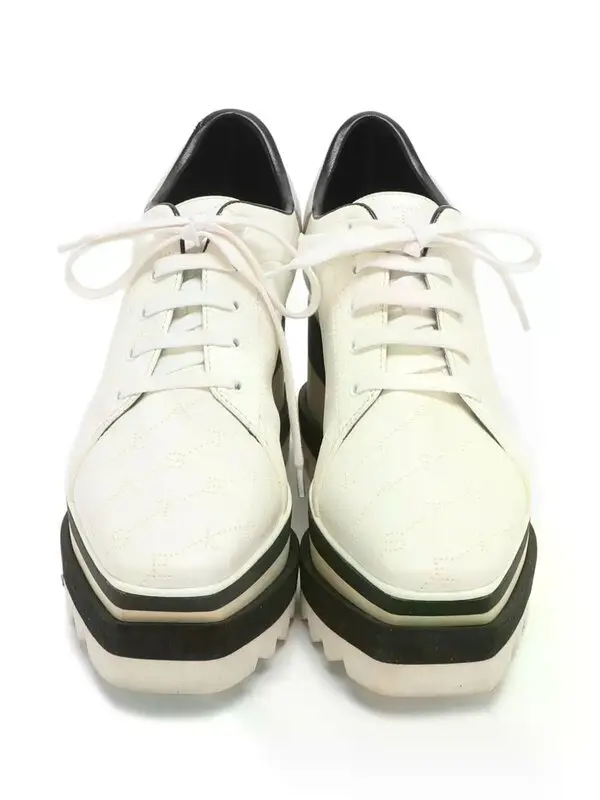 Stella McCartney Elyse Logo-perforated Derby Shoes