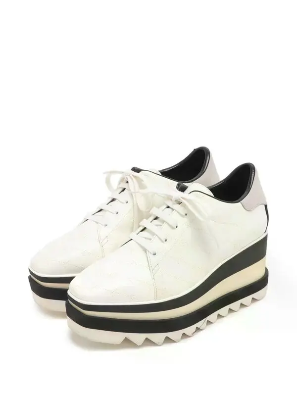 Stella McCartney Elyse Logo-perforated Derby Shoes