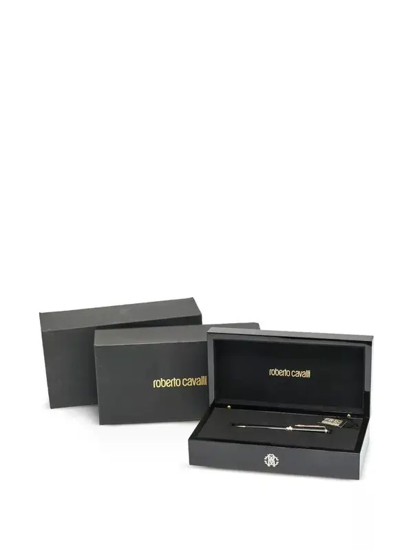 Roberto Cavalli Logo Engraved Ballpoint Pen