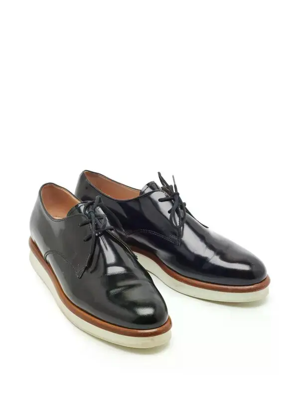 LOUIS VUITTON Lace-up Platform Derby Shoes