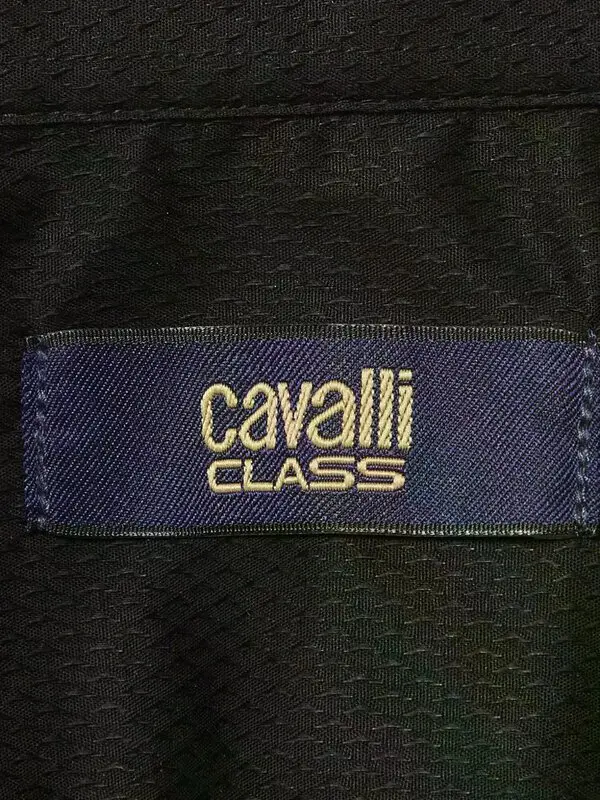 Roberto Cavalli Jacquard Button-up Shirt
