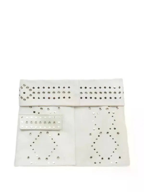 Marni Embellished Leather Mini Skirt