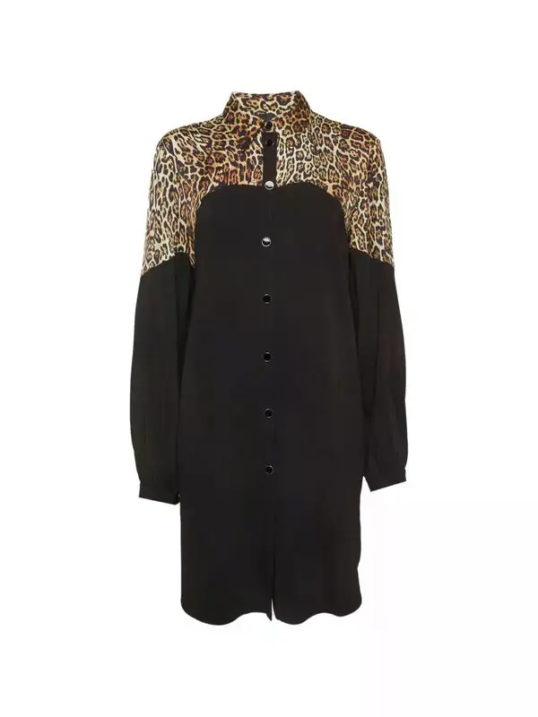 Just Cavalli Animal-print Paneled Dress