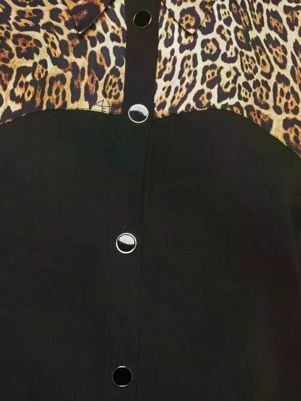 Just Cavalli Animal-print Paneled Dress