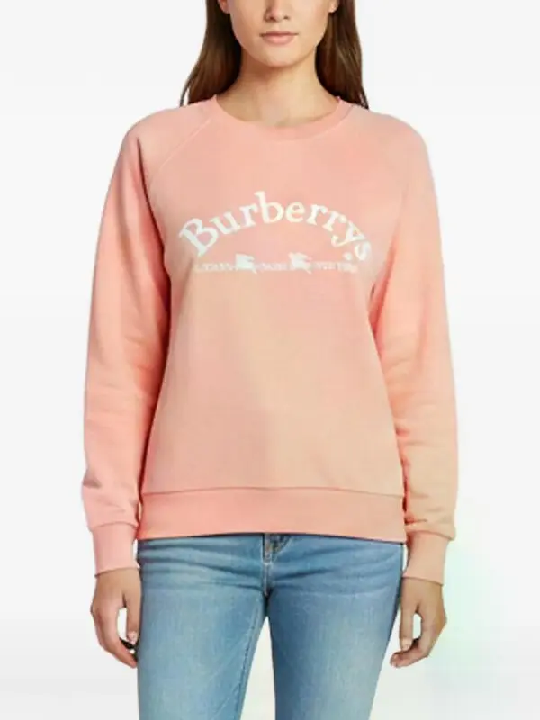 Burberry Logo Embroidered Sweatshirt