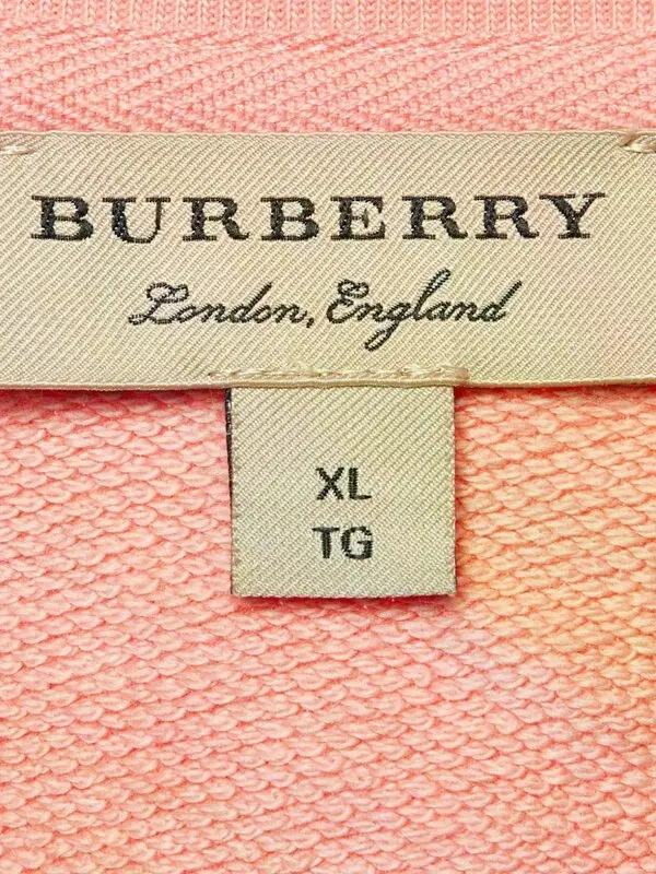 Burberry Logo Embroidered Sweatshirt