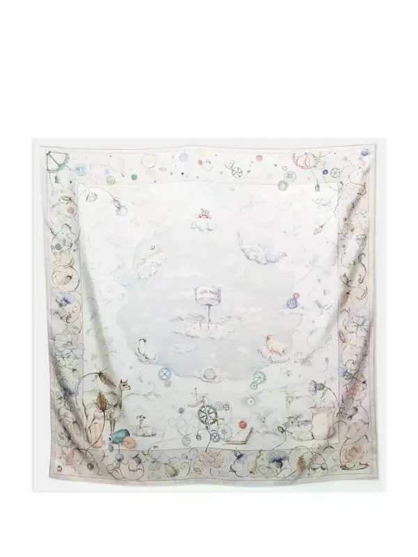 Loro Piana Laboratorio Delle Meraviglie Foulard - Neutrals