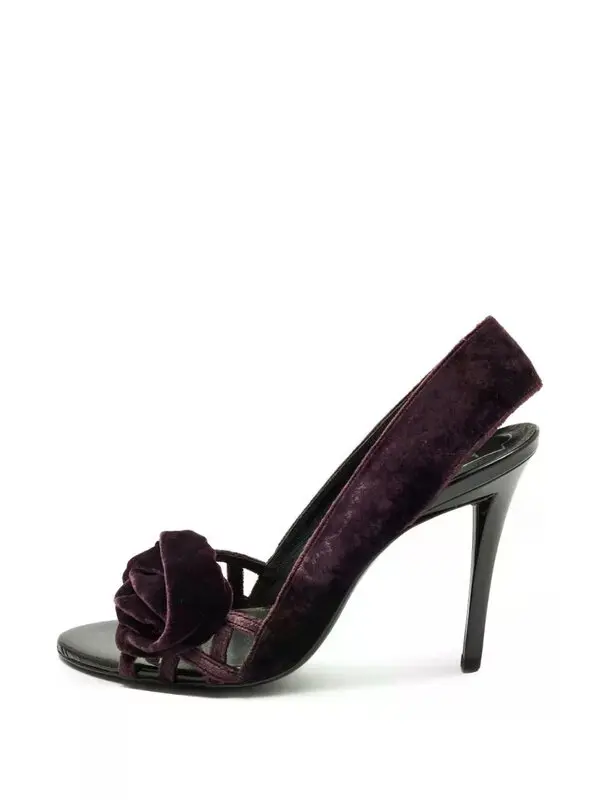 ROGER VIVIER Bow Open-toe Pumps