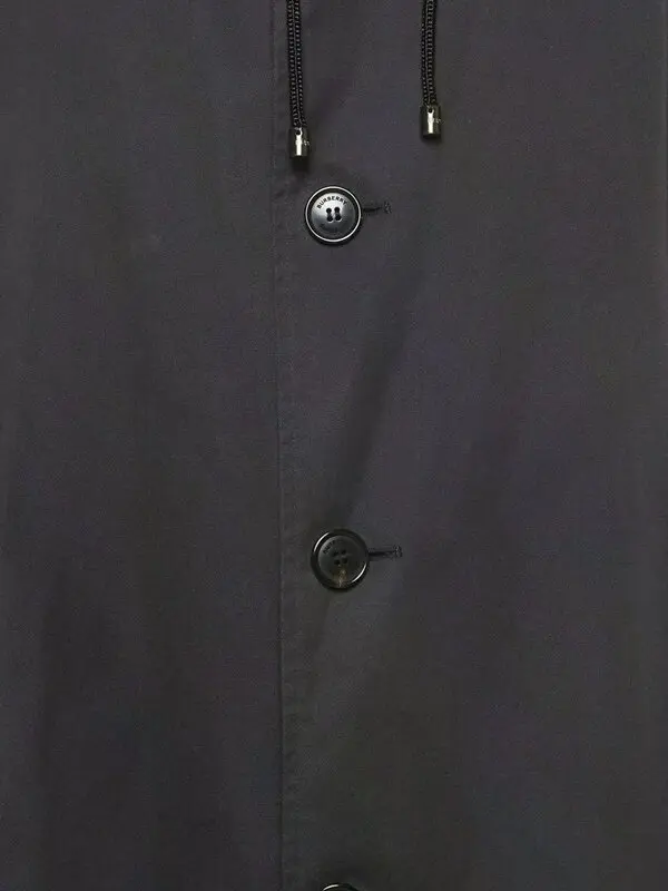 Burberry Single-breasted Hooded Coat