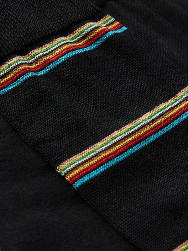 Paul Smith Pack Of Three Striped Cotton-blend Socks