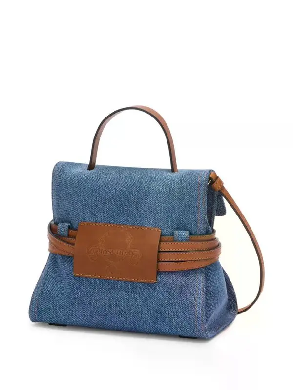 Moschino Tie Me Small Clutch - Blue
