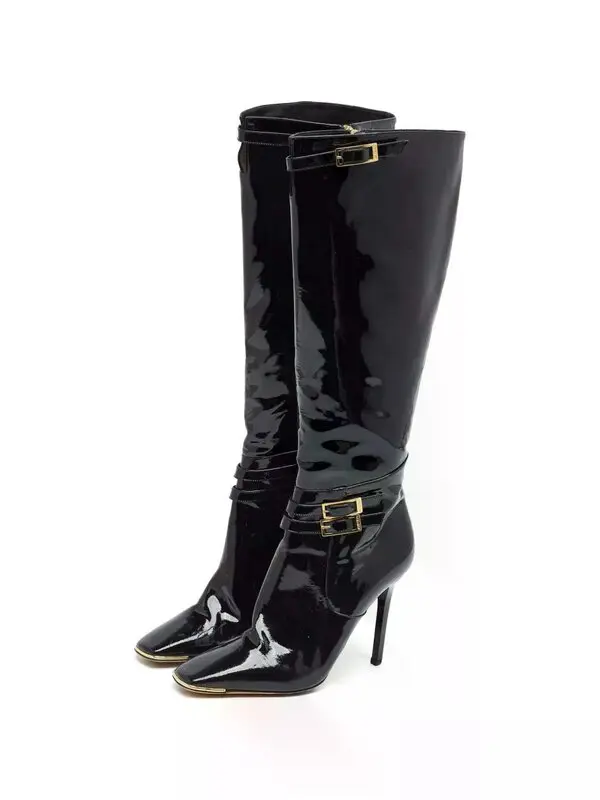 JIMMY CHOO Sheila Buckled Knee-length Boots