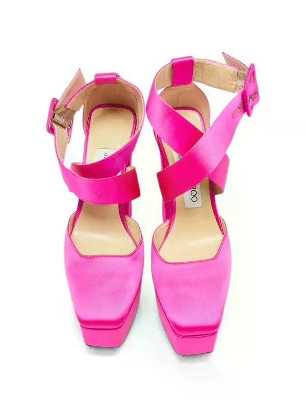 JIMMY CHOO Gaia Buckle Pumps