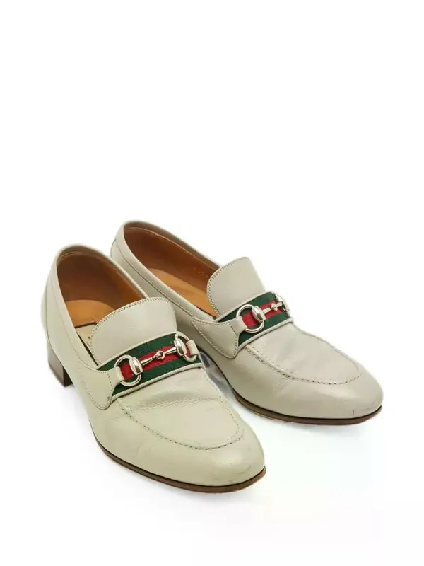 Gucci Horsebit Web Loafers