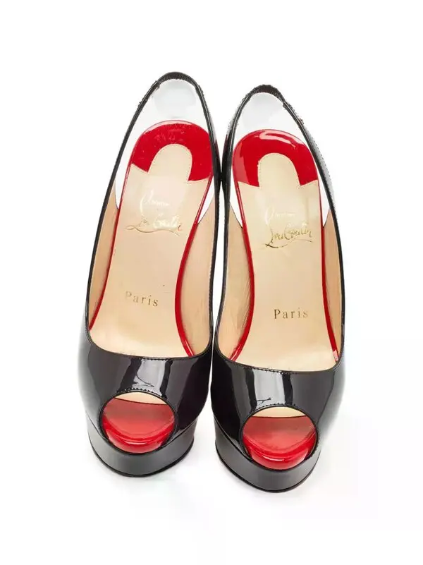 CHRISTIAN LOUBOUTIN Lady Peep Slingback Sandals