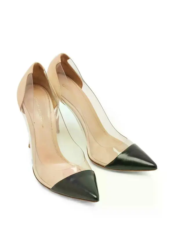 GIANVITO ROSSI Panelled Pumps - Neutrals