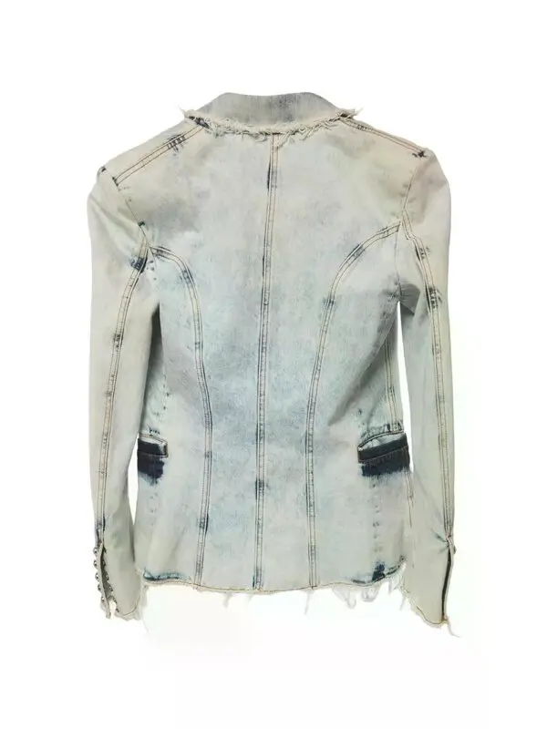 Balmain Double-breasted Denim Jacket