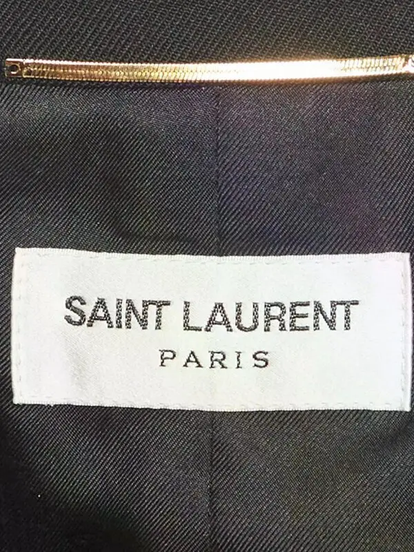 Saint Laurent Paris Single-breasted Wool Blazer