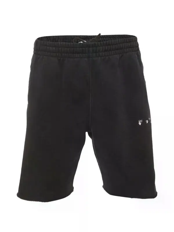 Off-White Logo-embroidered Relaxed Fit Shorts