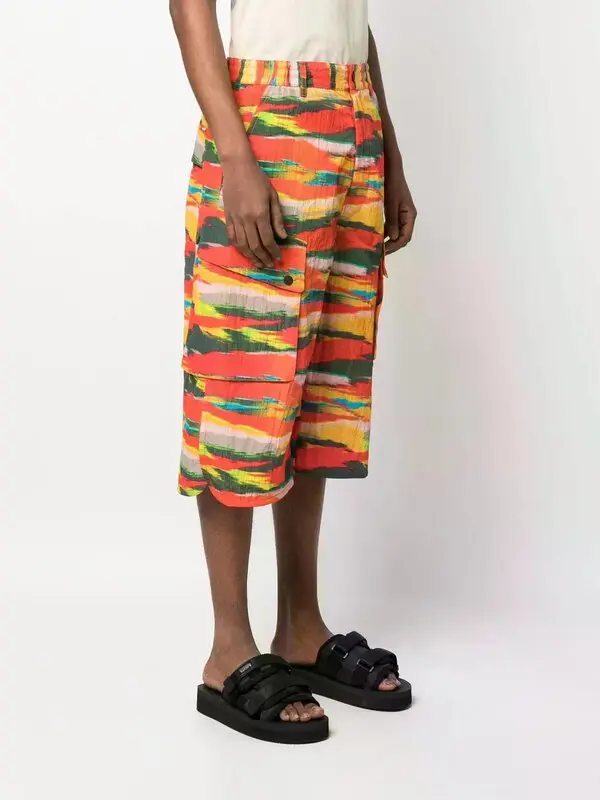 Dsquared2 Abstract Print Cargo Shorts