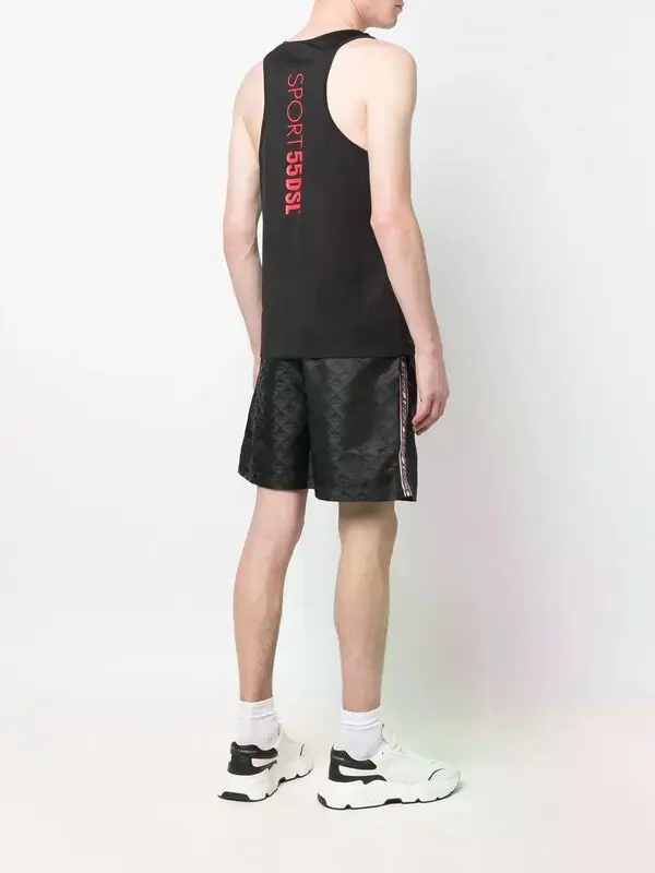 DIESEL® Jacquard Logo Motif Running Shorts